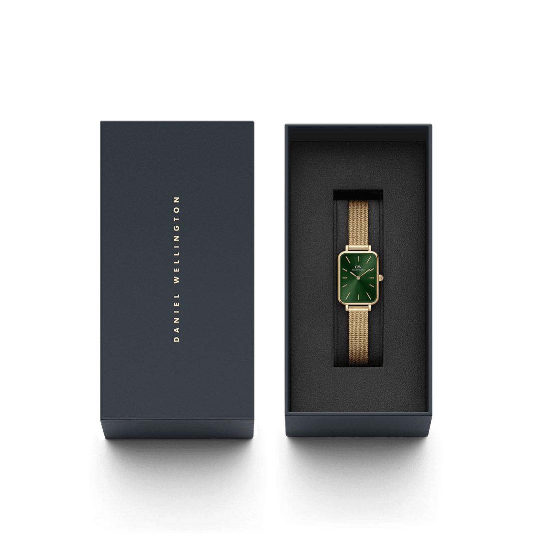 Quadro – emerald gold dial watch for women | DW