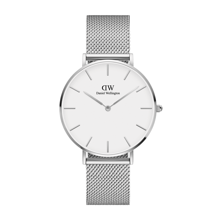Petite Sterling - Small women's silver watch - 32mm | DW
